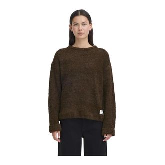 Ichi Ichi - Ihblarisa LS Strik - Femme - Pulls - Brun - Taille: 46 FR