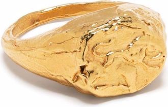 ALIGHIERI Siegelring mit Löwen-Motiv - Gold