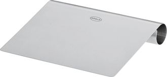 Rösle Spachtel, Hochwertiger Teigspachtel als Back- und Kochhelfer, Edelstahl 18/10 matt, Spülmaschinengeeignet, 15 x 11,5 x 2,5 cm