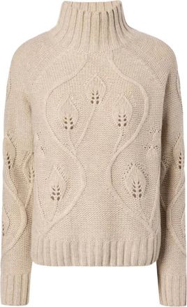 Saint Barth Femme, Pulls, Beige, Taille: 38 FR Pull Col Roul&eacute; Alais