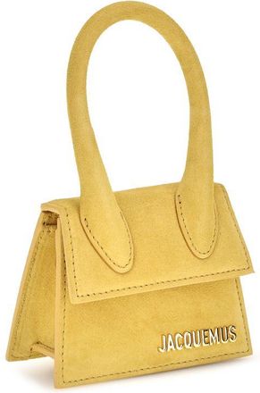 Jacquemus Womens Bicolor Calf Leather Bos Taurus Shoulder Bag