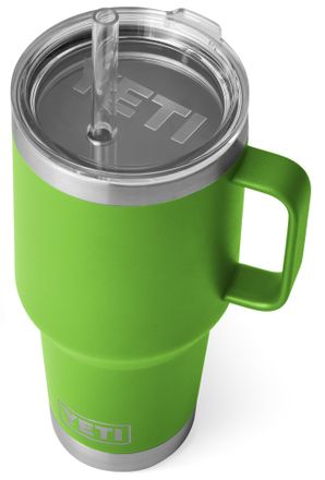 Yeti Rambler Trinkbecher Mit Trinkhalmdeckel, Canopy Green, 35 oz (1 l)
