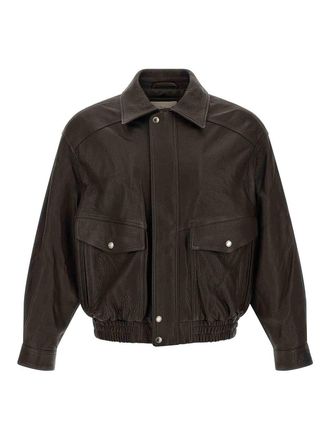 Dunst Blouson En Cuir - Marron