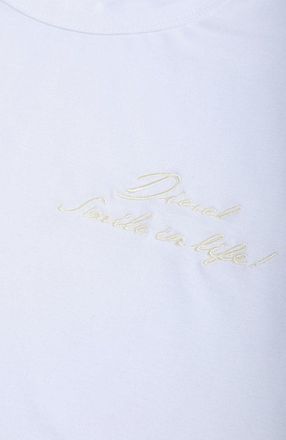 Diesel Rundhalsshirt Loose Fit Relaxed Logo Shirt - T-WASH-SMILE