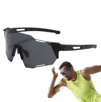 Generic Rennradbrille | Golf, Herren, Softball, Laufen, Outdoor-Sport, Fahrradbrille - Winddichte, Staubdichte, Polarisierte Sonnenbrille Für Mountainbike, Fa