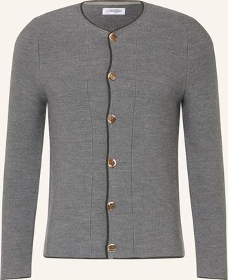 Grasegger Strickjanker Aus Merinowolle grau