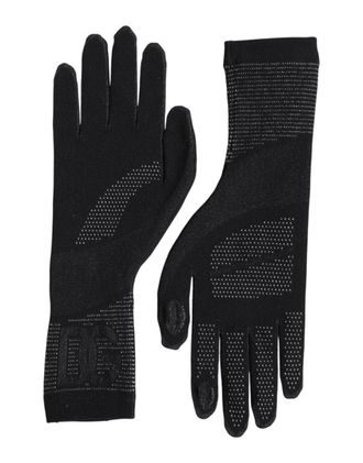 Dolce & Gabbana DG Logo Cotton Gloves - Black