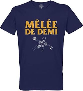 Fabulous T-Shirt Homme Col Rond Coton Bio Mêlée de Demi Sport Rugby Bière Bar Apéro