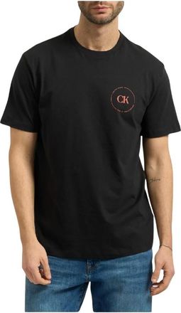 Calvin Klein Homme, Tops, Noir, Taille: XL Logo Back Print T-Shirt