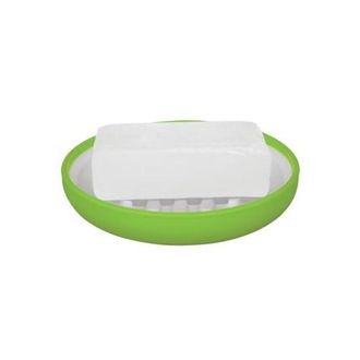 Spirella Moji Seifenschale, wei&szlig;/Kiwi