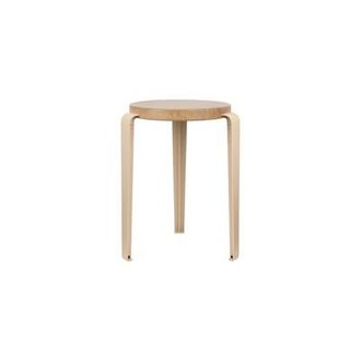 Tiptoe Tabouret empilable Lou - Beige - Chêne massif éco-certifié - Designer Gregory Cibert
