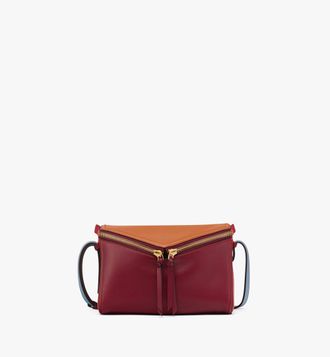 MCM Diamant 3D Schultertasche aus Kalbsleder
