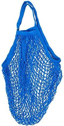 Generic Sac &agrave; provisions r&eacute;utilisable en coton m&eacute;lang&eacute; 35 x 20 cm, bleu, 35 X 20 Centimetres