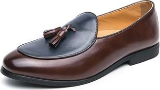 Minitoo Mocassins dété confortables pour homme avec pompon, Y2225 Multicolore, 43 EU