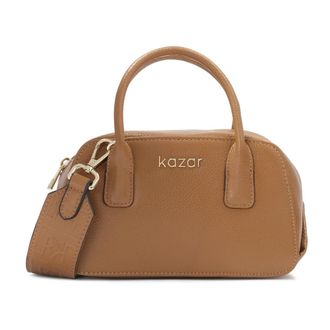 Kazar Kleine Handtasche vom Brusttyp mit einem dekorierten Riemen - - Bags - Damen - Braun - ONE SIZE