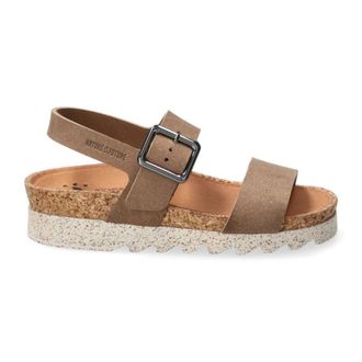 Mephisto Breite ergonomische Sandalen mit Schnallenverschluss - - Shoes - Damen - Braun - 42 EU