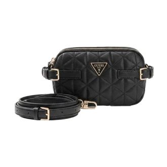 Guess Femme, Sacs, Noir, Taille: ONE Size Paisleigh Mini Sac Bandouli&egrave;re