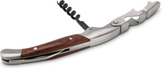 ROMINOX Geschenkartikel Sommeliermesser // Gujol - in Holzkiste - Weinzubehör, Weinliebhaber, Sommeliermesser, optimal verteilte Zugkraft, in massiver Holzbox