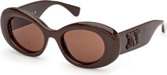 Max Mara Mm0208 Sonnenbrille - - Accessories - Damen - Braun - 50 MM