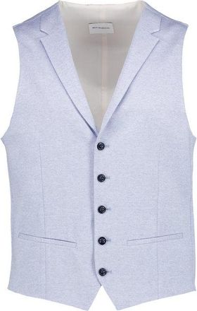 Roy Robson Herren Weste blau Jersey