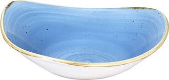 Churchill Stonecast -Triangle Bowl Schüssel- 37cl, Farbe wählbar (Cornflower Blue)
