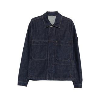 Stone Island Denim Jackets - - Jackets - Herren - Blau - M