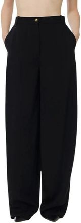 Elisabetta Franchi Femme, Pantalons, Noir, Taille: 36 FR Pantalone