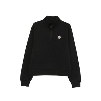 Moncler Logo-patch Half-zip Sweatshirt