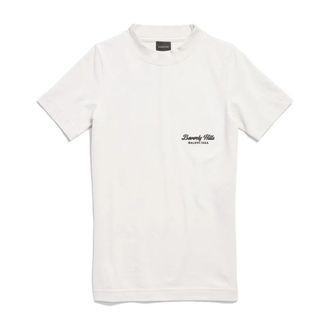 Balenciaga Beverly Hills Logo T-Shirt Damen - - Tops - Damen - Wei&szlig; - S
