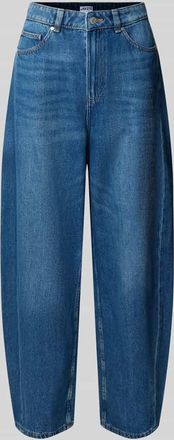 Jake*s Casual Barrel Jeans aus Baumwoll-Mix