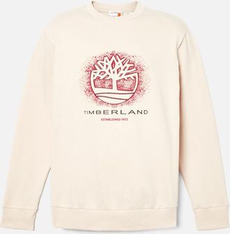 Timberland Rundhals-Sweatshirt mit saisonaler Grafik f&uuml;r Herren in Beige, Herren, Beige, Gr&ouml;&szlig;e
