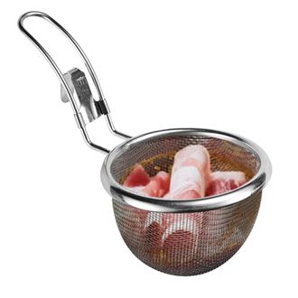 Generic Nudelsieb aus Edelstahl, Siebkorb für heiße Töpfe, rostfrei | Nudelkorb aus Edelstahl für Nudeln, Mehl, Nudeln, Reis, Tee, ve