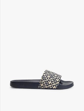 Tommy Hilfiger Claquettes &agrave; monogramme TH