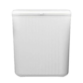 Generic Poubelle Suspendue, Poubelle Murale de Cuisine de 9 litres avec Couvercle Coulissant pour Salle de Bain et Chambre &agrave; Coucher (Blanc)
