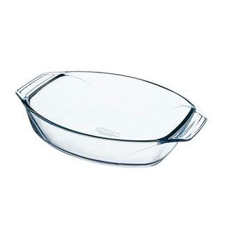 Pyrex Irresistible - Plat &agrave; Four Ovale en Verre 39x27 cm
