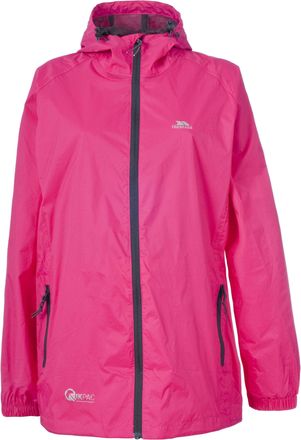 Trespass QIKPAC unisex Erwachsenen Jacke, wasserdichte, winddichte und atmungsaktive Regen- und Funktionsjacke mit anpassbarer Kapuze und Jochbelüftung