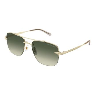 Montblanc Montblanc - Lunettes de soleil Mb0513S - Homme - Accessoires - Jaune - Taille: 57 MM