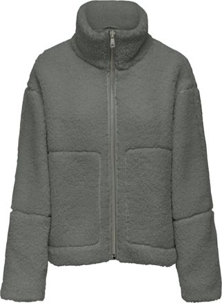 Only Damen Onlaspen Life Teddy Jacket OTW, Castor Gray, l