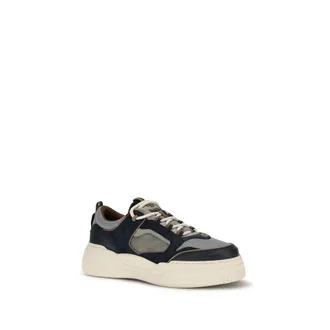 Fendi Mens Multicolor Calf Leather Bos Taurus Athletic Sneakers