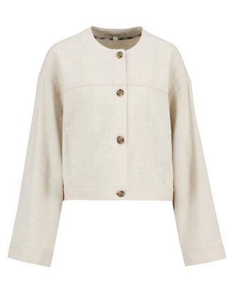 Barbour Damen-Overshirt Gabby mit Leinenanteil in