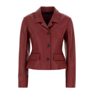 Ferragamo Collegered Jacke - - Jackets - Damen - Rot - XS