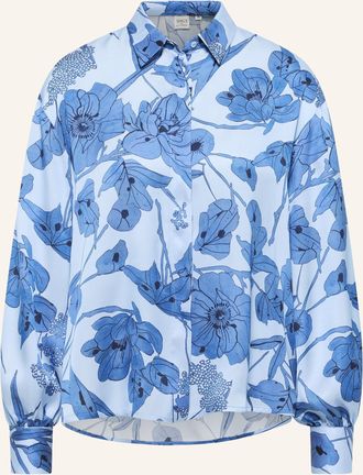 Eterna 1863 By Eterna Bluse Oversize Fit blau