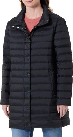 GANT Damen Light DOWN Coat Jacke, Black, M