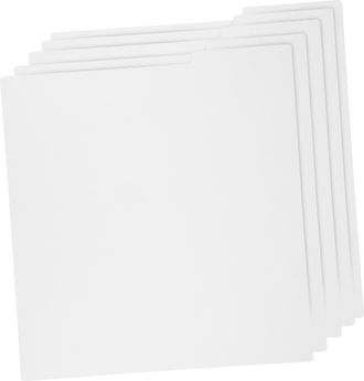 Cabilock 5 STK. Teiliges Vinyl-schallplatten-trennkarten aus Robustem Pp-Kunststoff mit Beschriftbaren Index-tabs zur Flexiblen Organisation von Alben Ordnern 