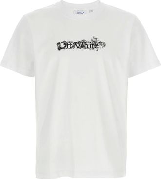 Off-white Homme, Tops, Blanc, Taille: L Heraldic Treshold Arrows T-shirt