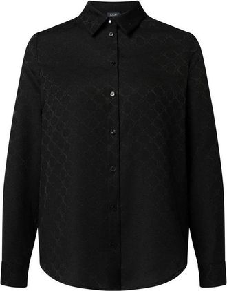 Joop Klassische Bluse Bliss Regular fit mit Markenlogoprint