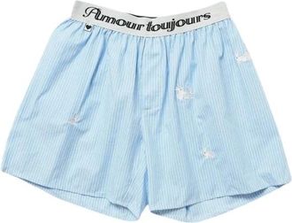 Carne Bollente Homme, Sous-v&ecirc;tements, Bleu, Taille: L Follow The Rabbit Boxer