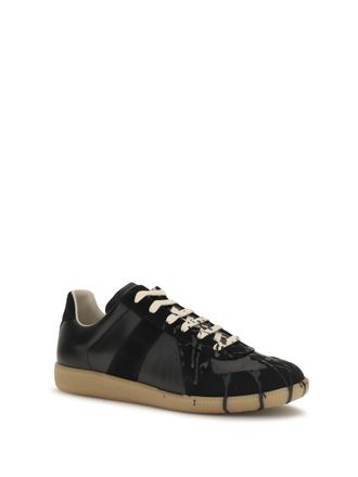 Maison Margiela Mens Replica Sneakers Black-Black Black/black