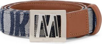 Moorer Femme, Accessoires, Bleu, Taille: 80 CM Ceintures