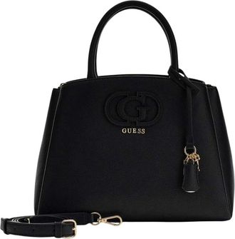 Guess Femme, Sacs, Noir, Taille: ONE Size Isola 3 Comp Satchel